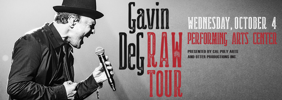 Gavin DeGraw "RAW TOUR" - Otter Productions Inc. | Otter Productions Inc.